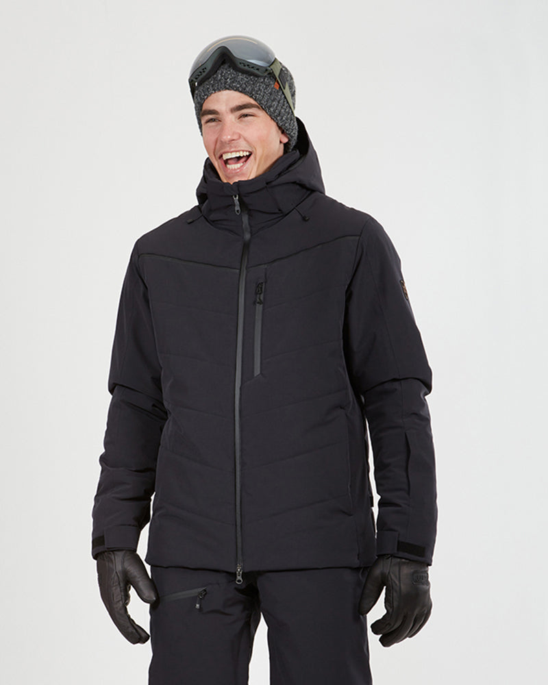 Tignes Mens Snow Jacket Black – XTMPerformanceUSA